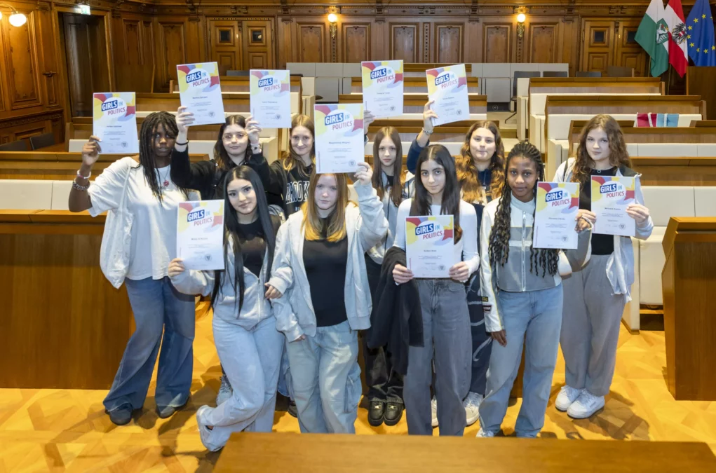 Besonderer Besuch: „Girls in Politics“ im Grazer Rathaus