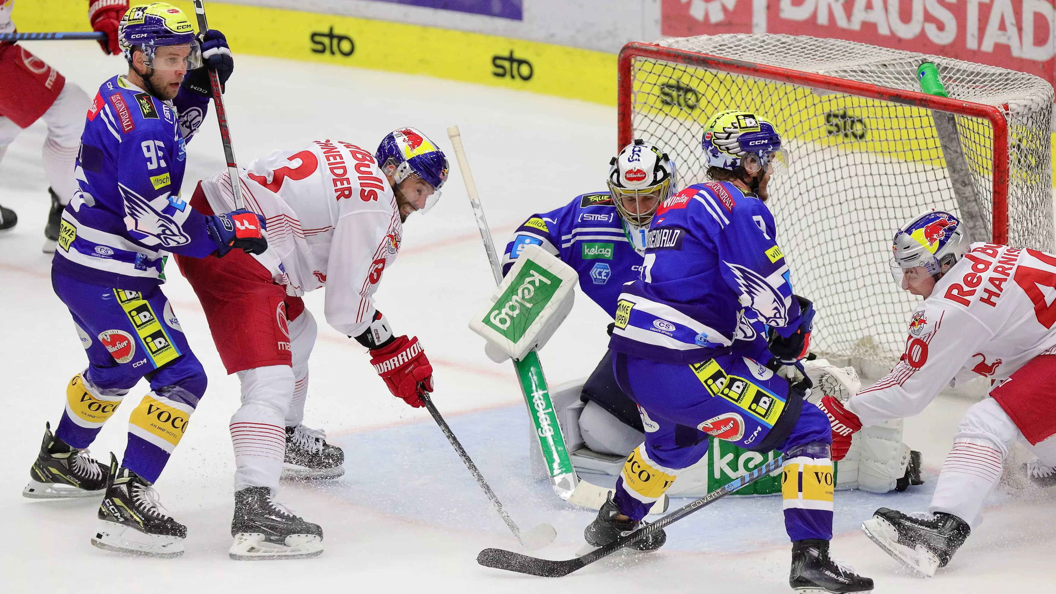 VSV bezwingt RedBull: Adler triumphieren mit 6:3 gegen Salzburg