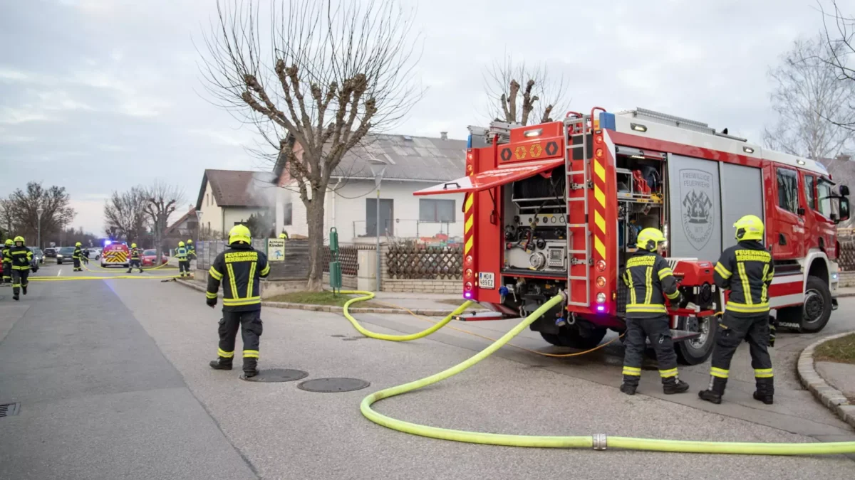 Feuer im Heizraum: Hausbesitzer schlug Alarm