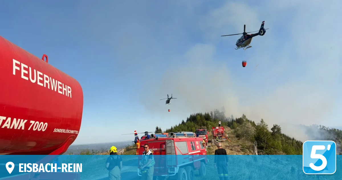 „Brand aus“ nach 17 Tagen: Waldbrand in Eisbach-Rein gelöscht